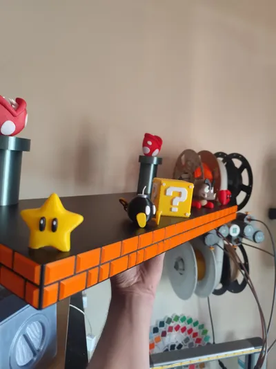 Super Mario Brick shelf cover by Tommy Gun MakerWorld: Download Free 3D ...