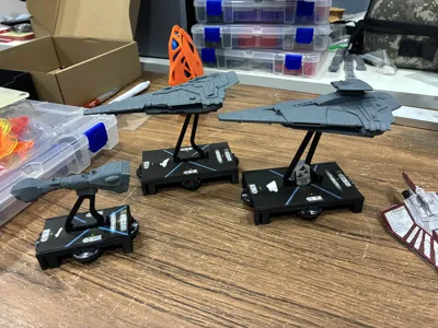 Star Wars Armada: Shipbases - Free 3D Print Model - MakerWorld