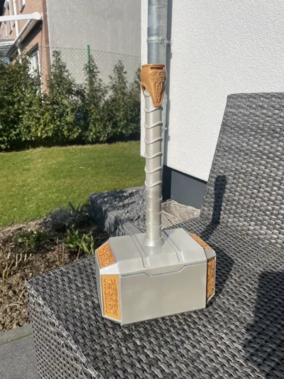 Thor Hammer 3 plates var. Layer Mjolnir Remixed by Fix3D MakerWorld ...