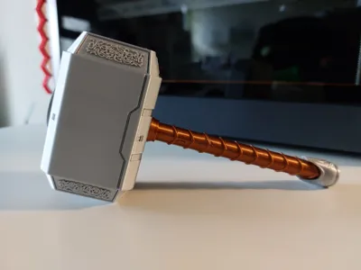 Thor Hammer 3 plates var. Layer Mjolnir Remixed by Fix3D MakerWorld ...