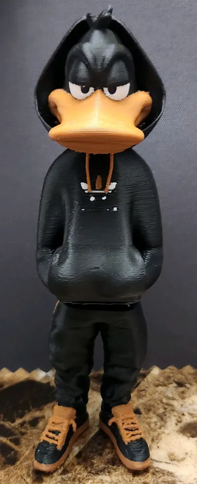 Urban Daffy Duck Blacked-Out Kit by Ryan @ TheMajinLab MakerWorld: Download Free 3D Models