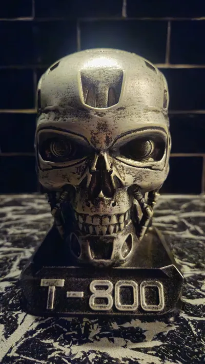 T800 Smooth Terminator Endoskull Print WithBase Shared by spank7 ...
