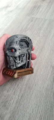 T800 Smooth Terminator Endoskull Print WithBase Shared by spank7 ...