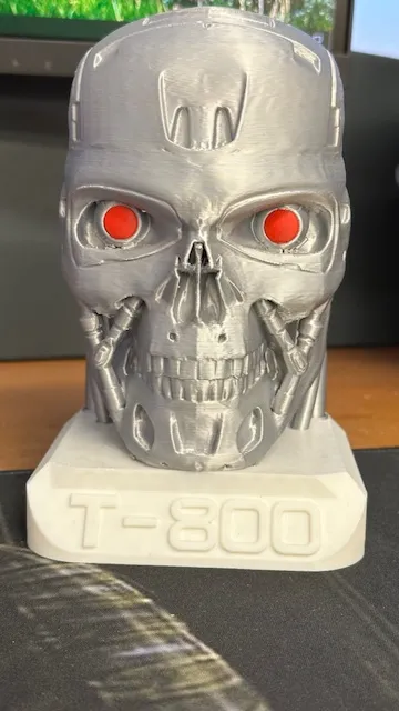 T800 Smooth Terminator Endoskull Print WithBase Shared by spank7 ...