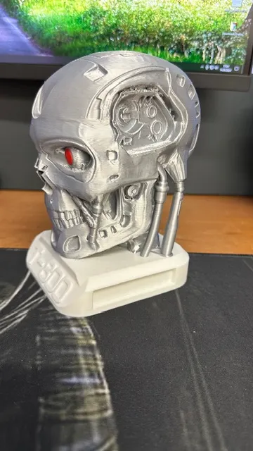 T800 Smooth Terminator Endoskull Print WithBase Shared by spank7 ...
