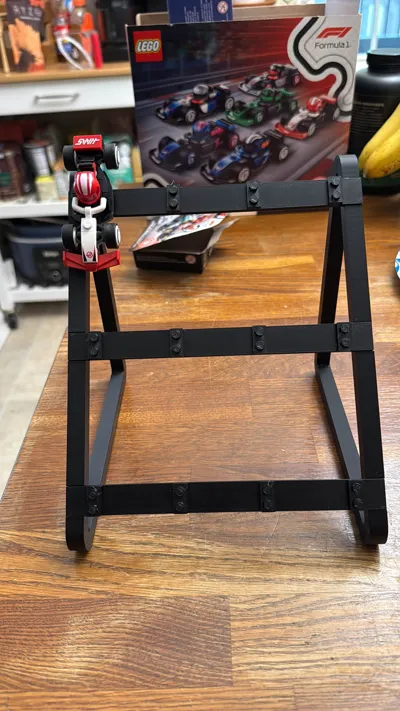 Brick F1 MiniFig / Minifigure Stand / Display by Dominik H. MakerWorld ...