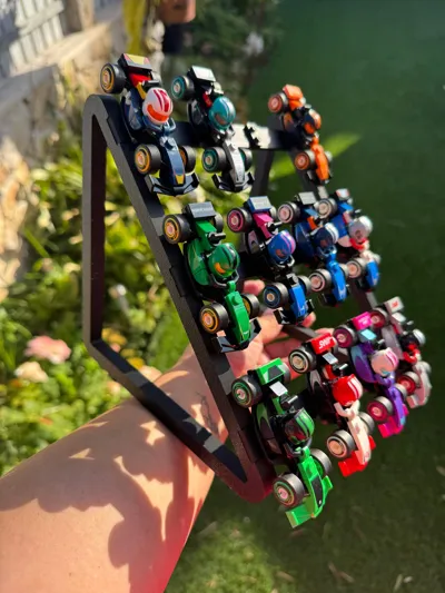 Brick F1 MiniFig / Minifigure Stand / Display by Dominik H. MakerWorld ...