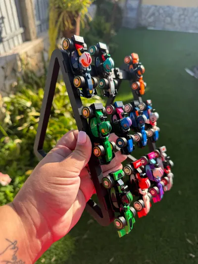 Brick F1 MiniFig / Minifigure Stand / Display by Dominik H. MakerWorld ...