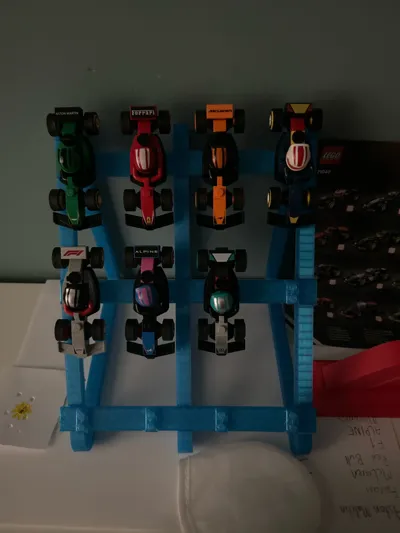 Brick F1 MiniFig / Minifigure Stand / Display by Dominik H. MakerWorld ...