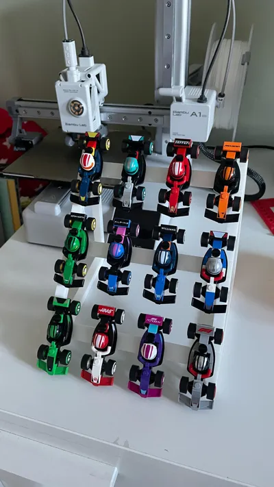 Brick F1 MiniFig / Minifigure Stand / Display by Dominik H. MakerWorld ...