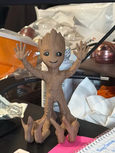 Groot Phone Holder by Neggan MakerWorld: Download Free 3D Models