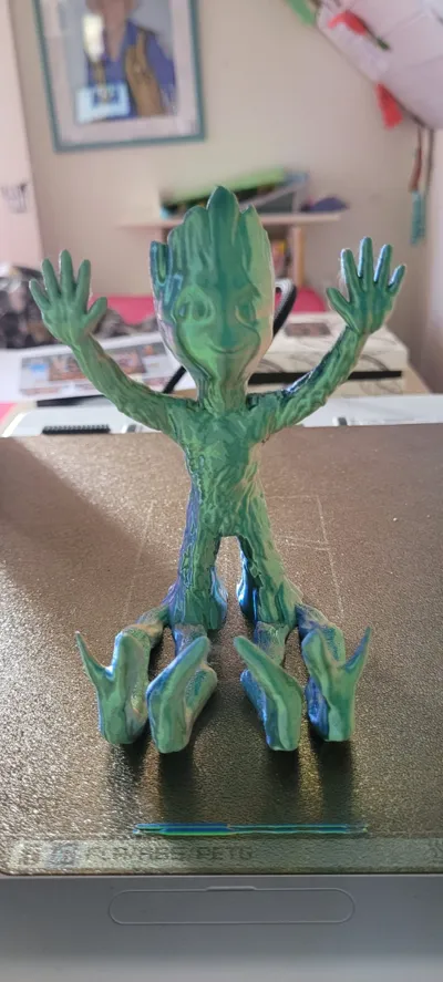 Groot Phone Holder by Neggan MakerWorld: Download Free 3D Models