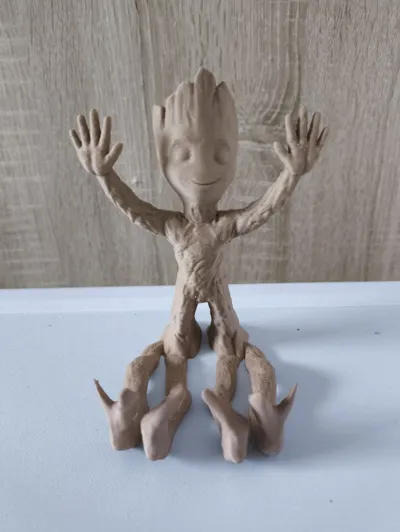 Groot Phone Holder by Neggan MakerWorld: Download Free 3D Models