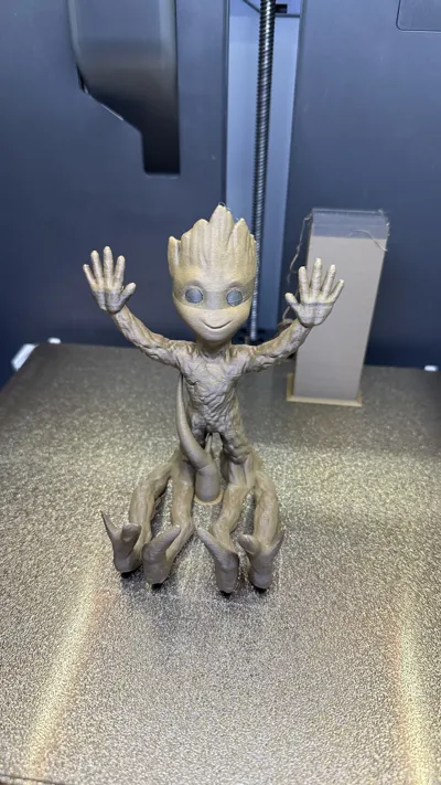 Groot Phone Holder by Neggan MakerWorld: Download Free 3D Models