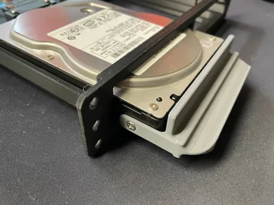 1U 10英寸机架式硬盘机箱 来自 RiHi36 MakerWorld：免费下载 3D 模型