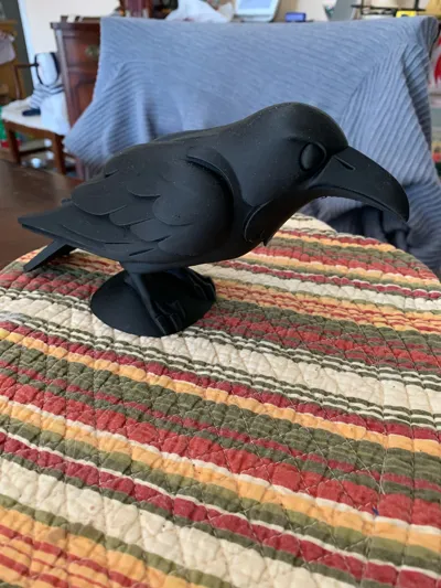 Ominous Crow - Garden Decoration by Approx MakerWorld: Download Free 3D ...