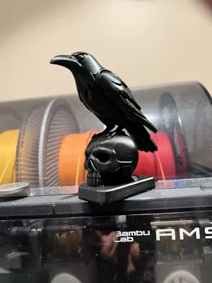 Ominous Crow - Garden Decoration by Approx MakerWorld: Download Free 3D ...