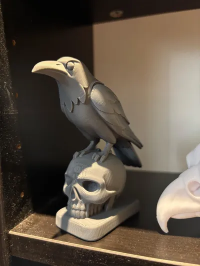Ominous Crow - Garden Decoration by Approx MakerWorld: Download Free 3D ...