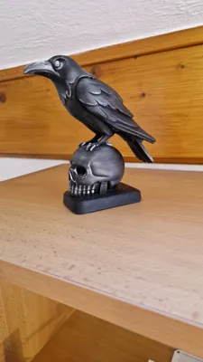 Ominous Crow - Garden Decoration by Approx MakerWorld: Download Free 3D ...