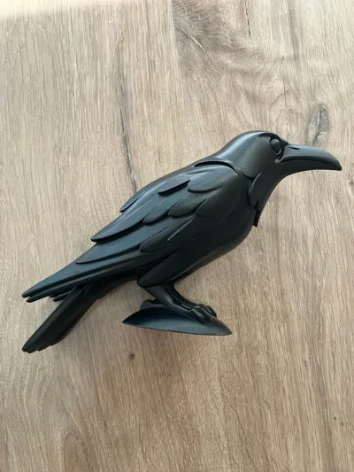 Ominous Crow - Garden Decoration by Approx MakerWorld: Download Free 3D ...