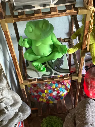 Inner Peace Frog – The Meditative Menace - Free 3D Print Model - MakerWorld