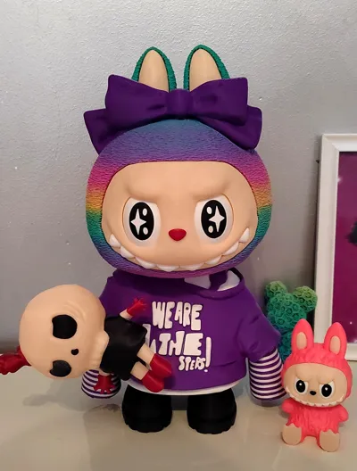 Labubu Valentine's Day Limited Edition - Jumbo Doll - Dual Version 35CM ...