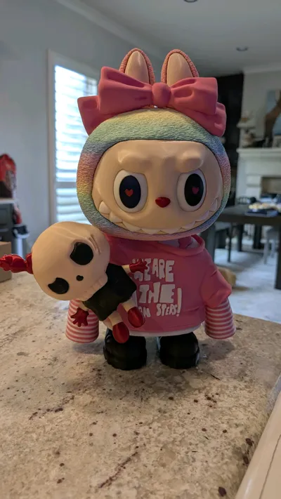 Labubu Valentine's Day Limited Edition - Jumbo Doll - Dual Version 35CM ...