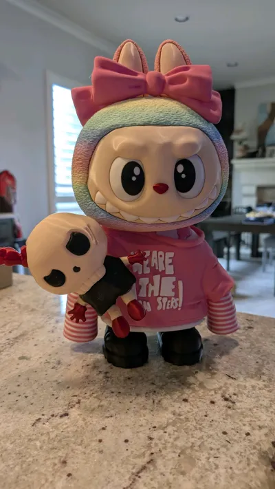 Labubu Valentine's Day Limited Edition - Jumbo Doll - Dual Version 35CM ...