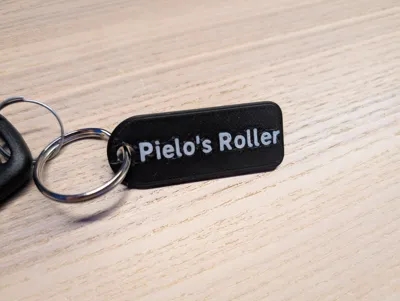 Key Tag with Inscription - Free 3D Print Model - MakerWorld