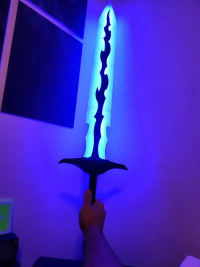 Demon Monarch sword Solo Leveling Anime with LEDs by makersark3d ...