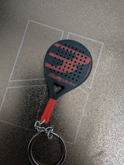 Padel Racket Keychains | 6 Brand Designs by custom3dmodels MakerWorld ...