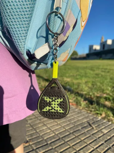 Padel Racket Keychains | 6 Brand Designs by custom3dmodels MakerWorld ...