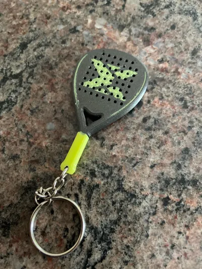 Padel Racket Keychains | 6 Brand Designs by custom3dmodels MakerWorld ...