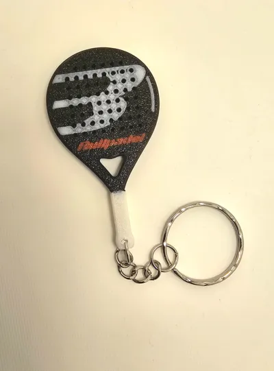 Padel Racket Keychains | 6 Brand Designs by custom3dmodels MakerWorld ...