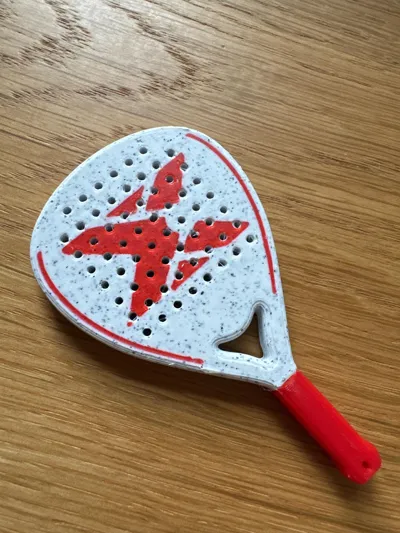 Padel Racket Keychains | 6 Brand Designs by custom3dmodels MakerWorld ...