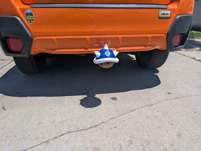 Koopa Shell Trailer Hitch Cover From Mario Kart By Neebick Makerworld