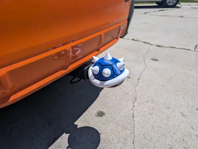 Koopa Shell Trailer Hitch Cover From Mario Kart By Neebick Makerworld