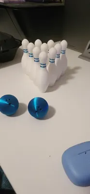 Mini Table Bowling Set by JAV-3D MakerWorld: Download Free 3D Models