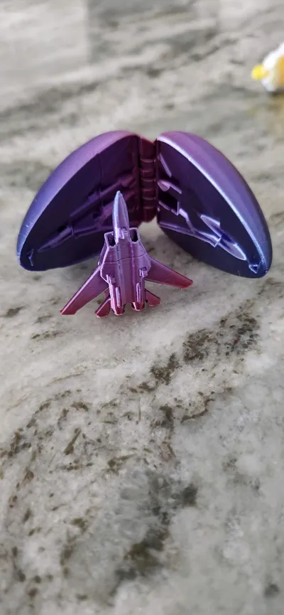 Surprise Egg #6 - Tiny Jet Fighter - Free 3D Print Model - MakerWorld