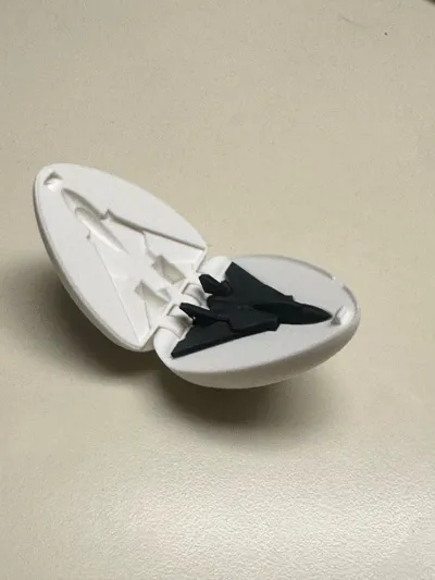 Surprise Egg #6 - Tiny Jet Fighter - Free 3D Print Model - MakerWorld