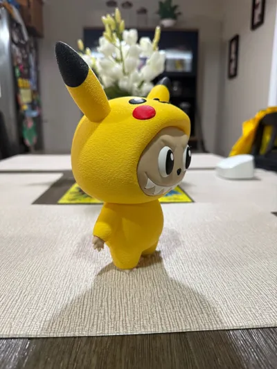 Pikachu + Labubu, the first Labubu in Pokémon (NO AMS) by 手残的Leo ...