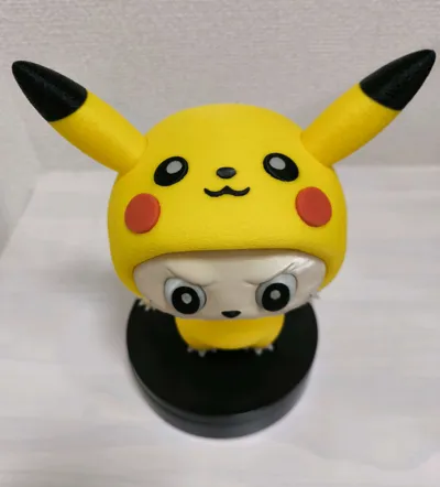 Pikachu + Labubu, the first Labubu in Pokémon (NO AMS) by 手残的Leo ...