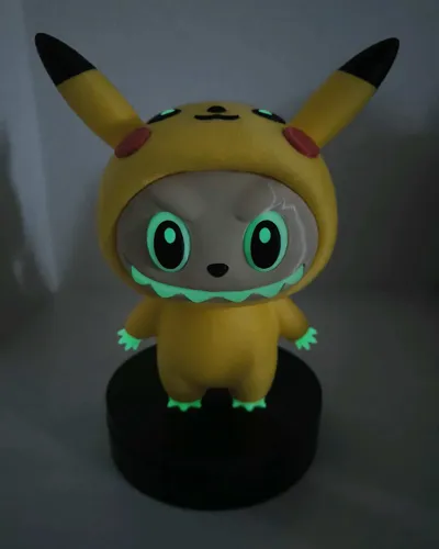 Pikachu + Labubu, the first Labubu in Pokémon (NO AMS) by 手残的Leo ...