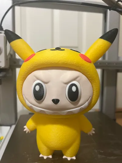 Pikachu + Labubu, the first Labubu in Pokémon (NO AMS) by 手残的Leo ...