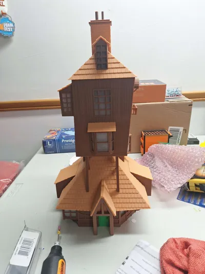 Harry Potter - Build the Burrow (Weasley House) - Free 3D Print Model ...