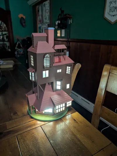 Harry Potter - Build the Burrow (Weasley House) - Free 3D Print Model ...