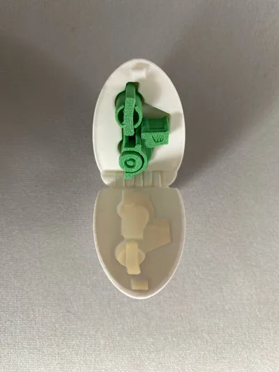 Surprise Egg #12 - Tiny Steamroller - Free 3D Print Model - MakerWorld