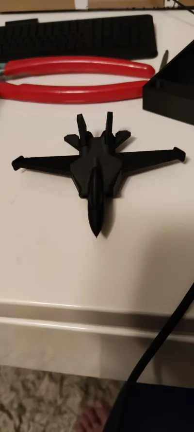 Print-in-place and articulated F14 Jet Fighter with Improved Wingdesign ...