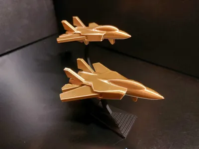 Print-in-place and articulated F14 Jet Fighter with Improved Wingdesign ...