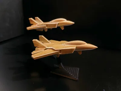 Print-in-place and articulated F14 Jet Fighter with Improved Wingdesign ...